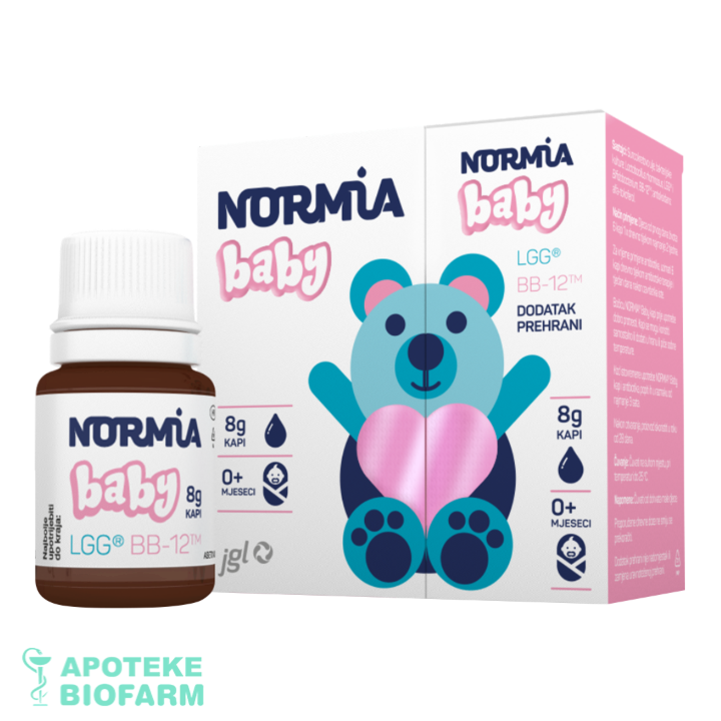 Normia Baby Kapi 8G Jadr | BIOFARM Apoteka