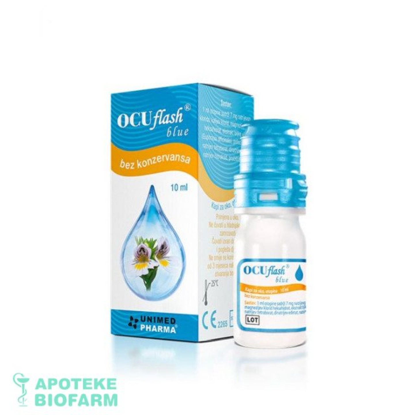 Ocuflash Blue Kapi Za Oči 10Ml | BIOFARM Apoteka