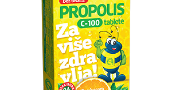 Propolis C-100 Bez Secera Tbl. A24 | BIOFARM Apoteka