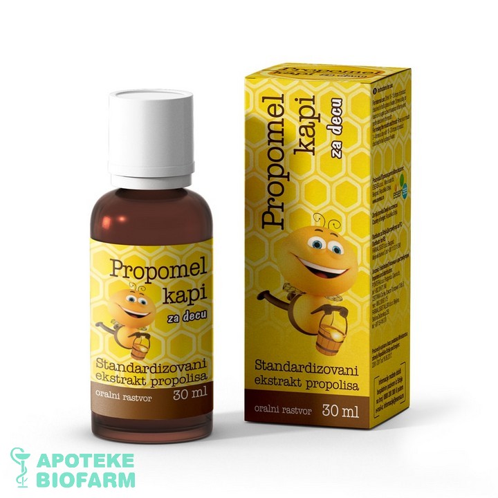 Propomel Kapi Za Decu 30Ml Propolis | BIOFARM Apoteka