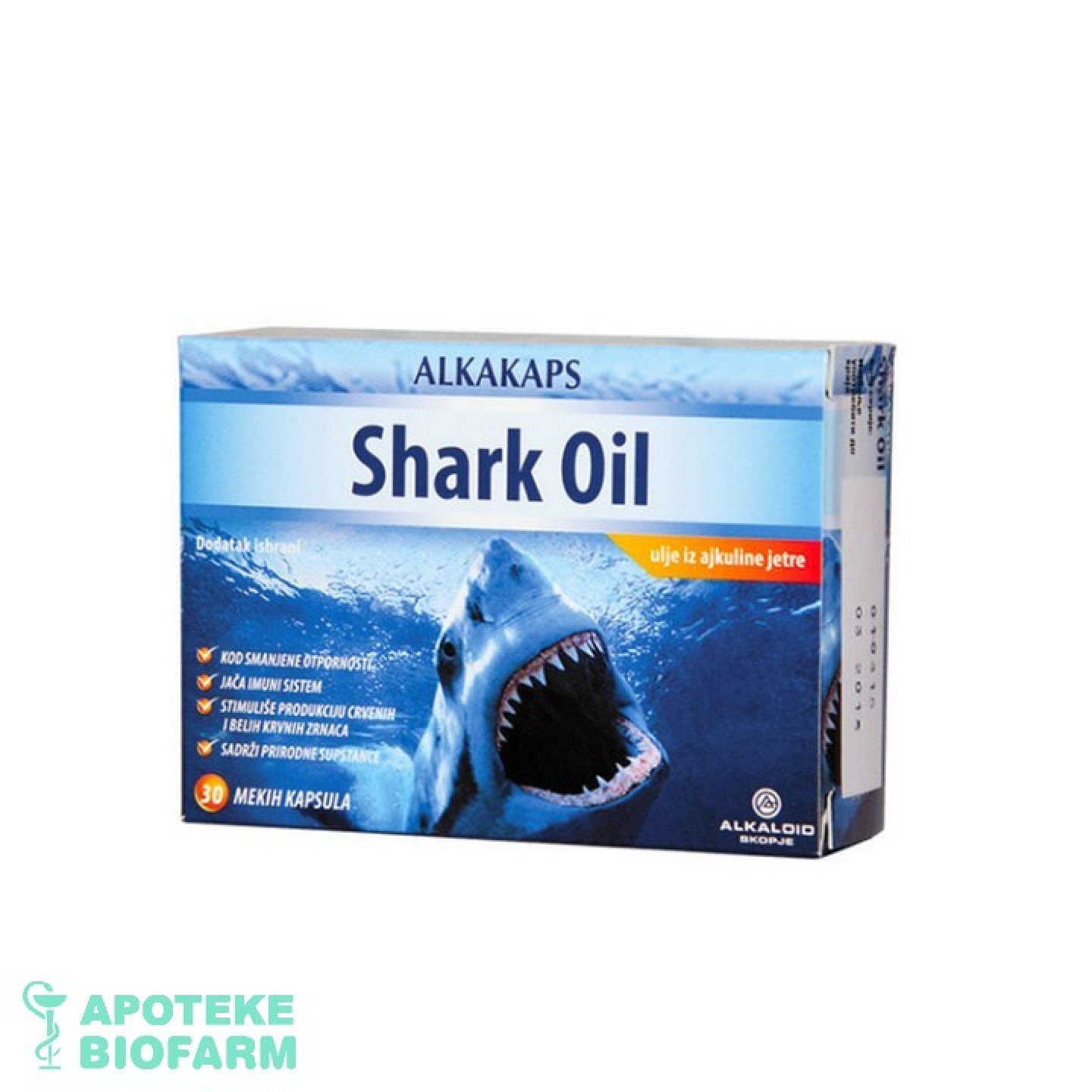 Alkakaps Shark Oil 500Mg A30 | BIOFARM Apoteka