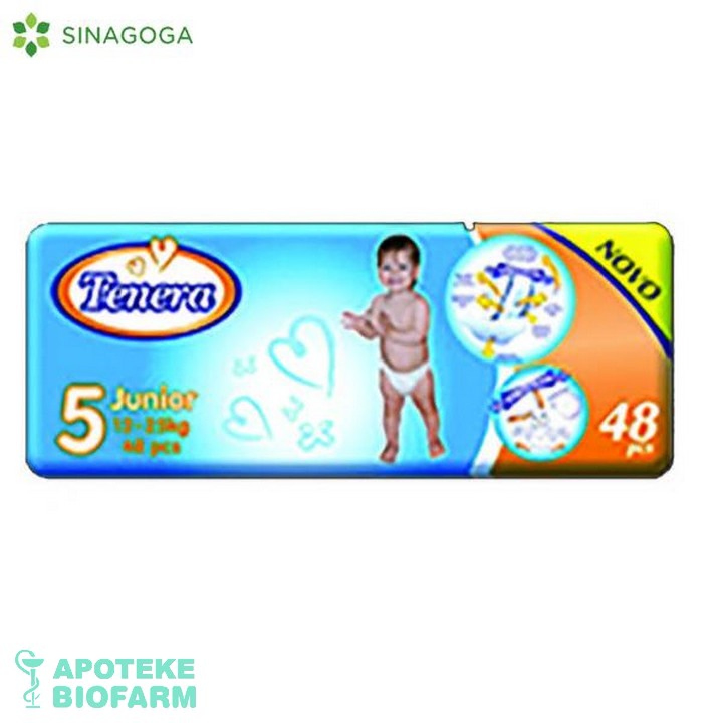 Tenera Pelene 5 Junior 12-25Kg A48 Plav | BIOFARM Apoteka