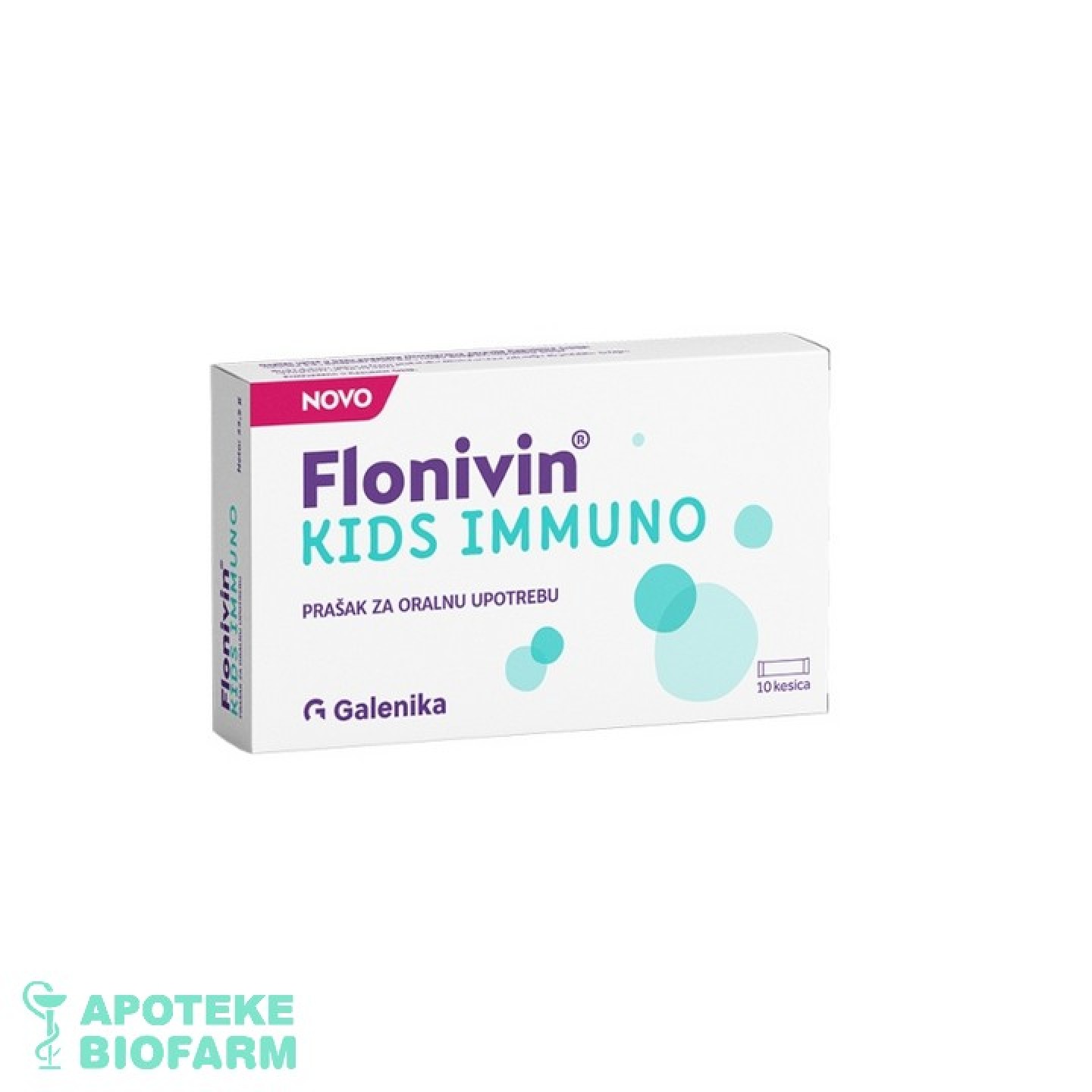 Flonivin Kids Immuno Kesice A10 | BIOFARM Apoteka
