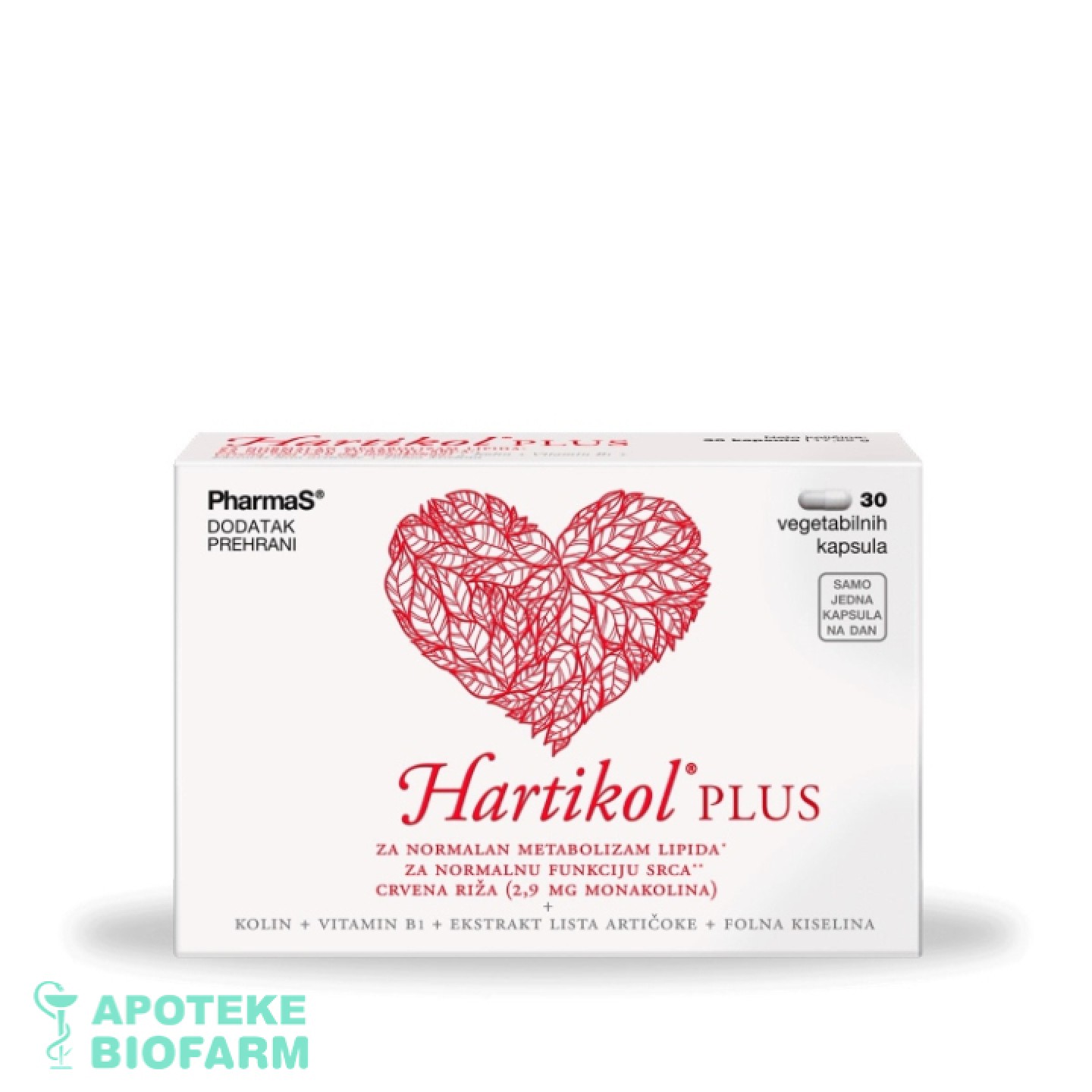 Hartikol Plus Kapsule A30 | BIOFARM Apoteka
