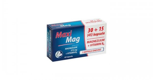 Maxi Mag Caps A 3 + 15 Caps Gratis | BIOFARM Apoteka