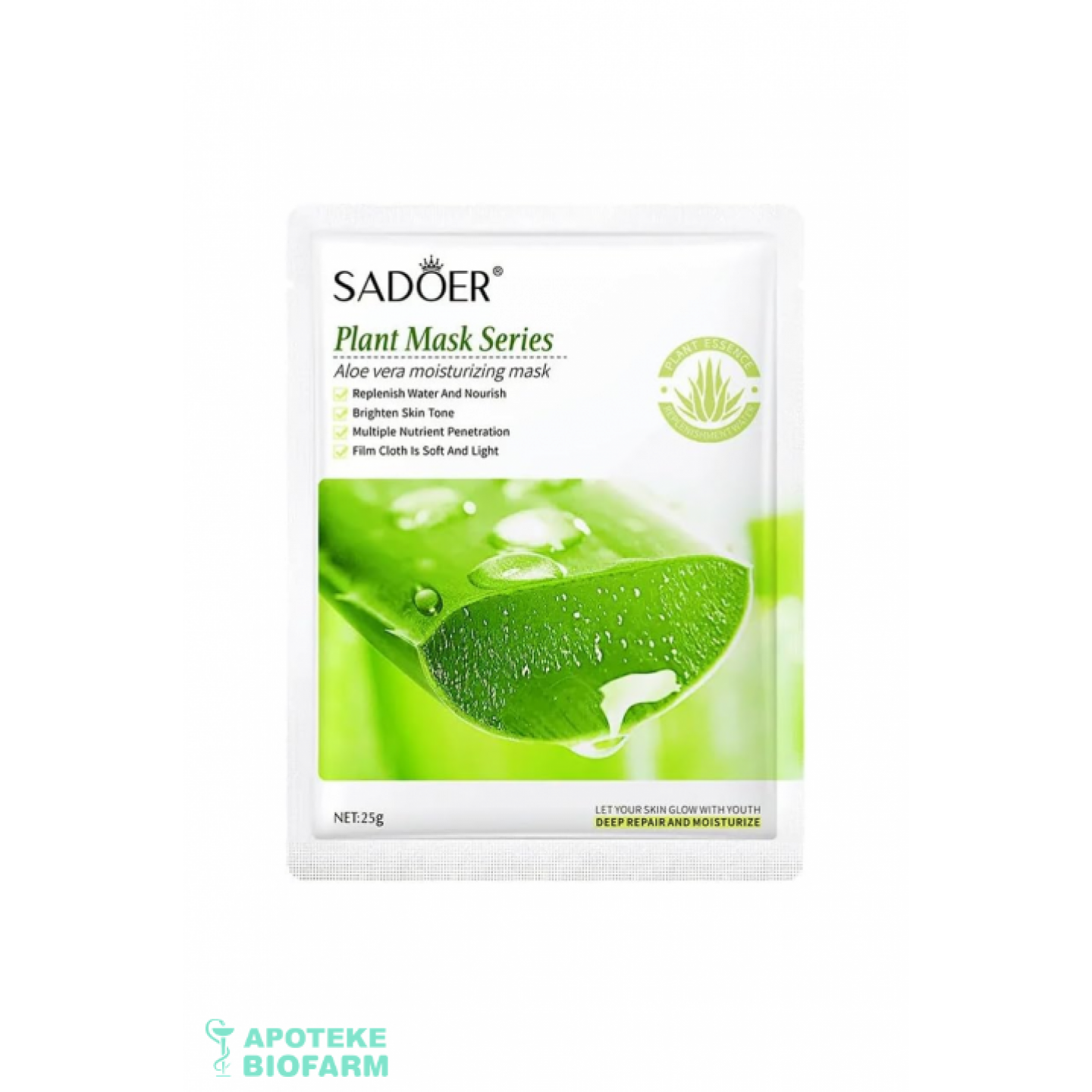 Sadoer Maska Za Lice Aloa 25G | BIOFARM Apoteka