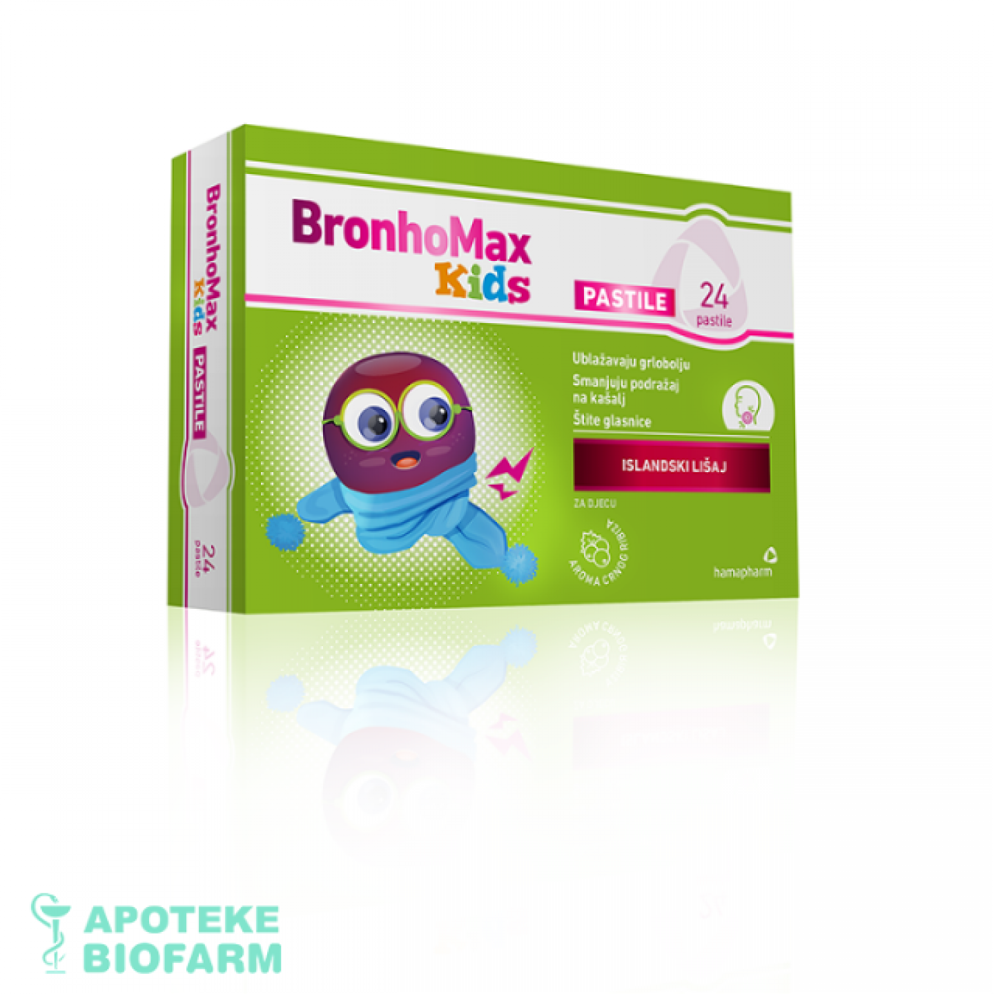 Bronhomax Kids Pastile A24 | BIOFARM Apoteka