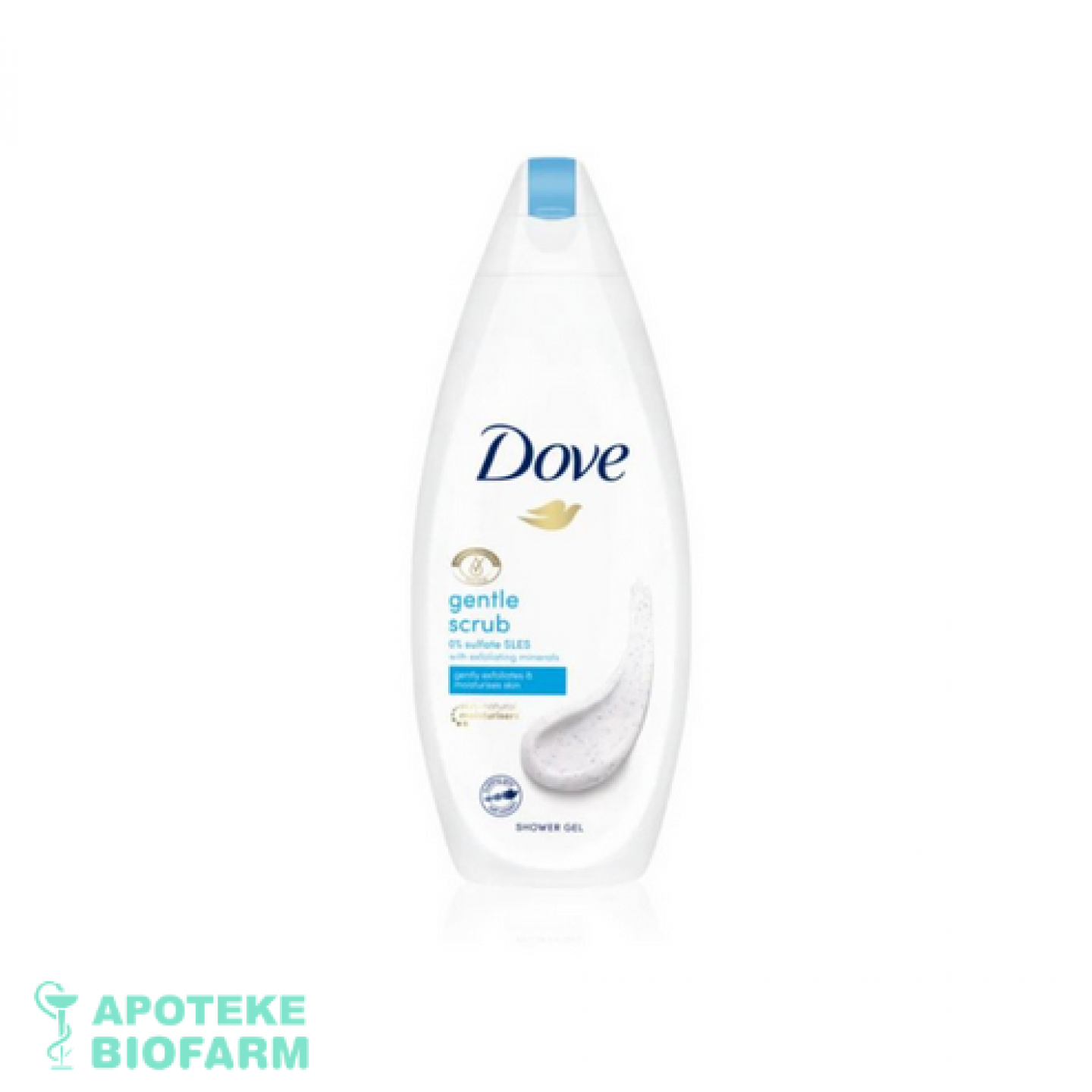 Dove Dush Gel W-Exfoliating 250Ml | BIOFARM Apoteka
