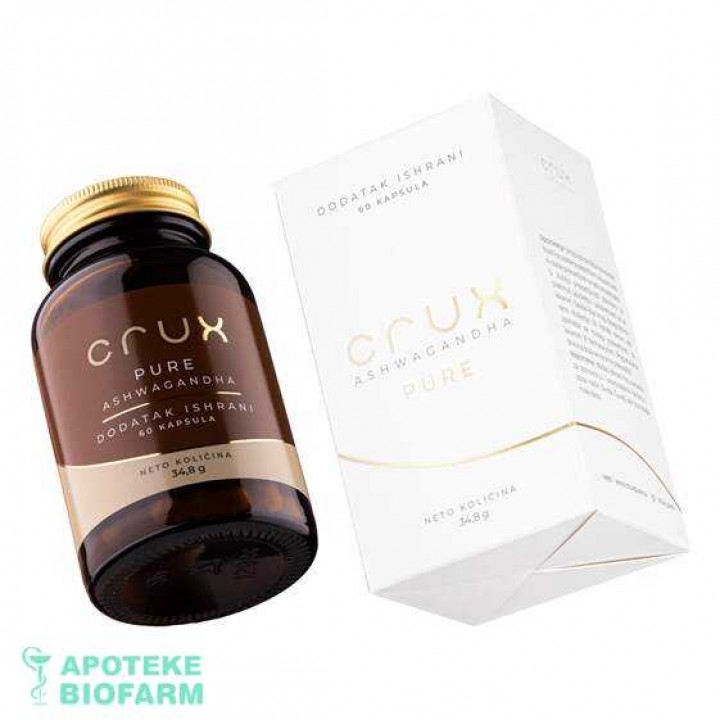 Crux Ashwagandha Cps A60 | BIOFARM Apoteka