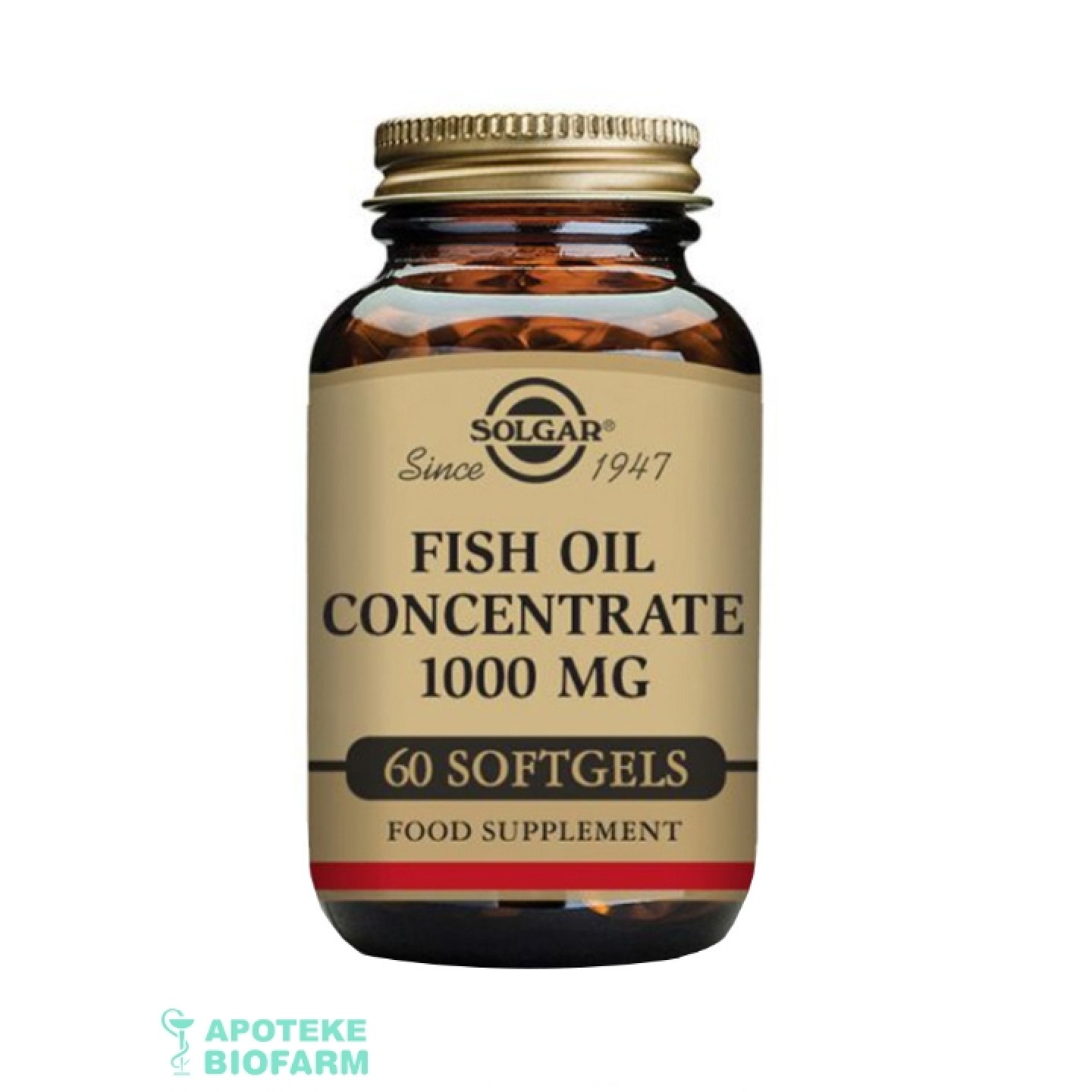 Solgar Fish Oil Concentrate Kapsule 60X1000Mg | BIOFARM Apoteka