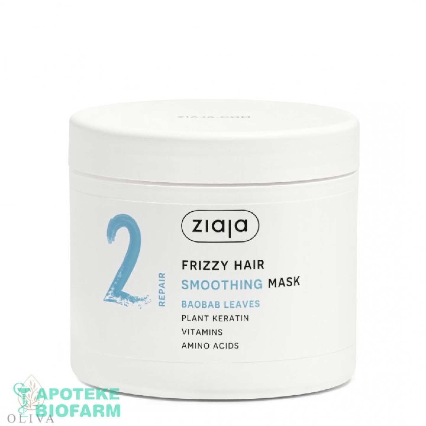 Ziaja Maska Za Kosu Baobab Leaves Smoothing Mask 350Ml | BIOFARM Apoteka