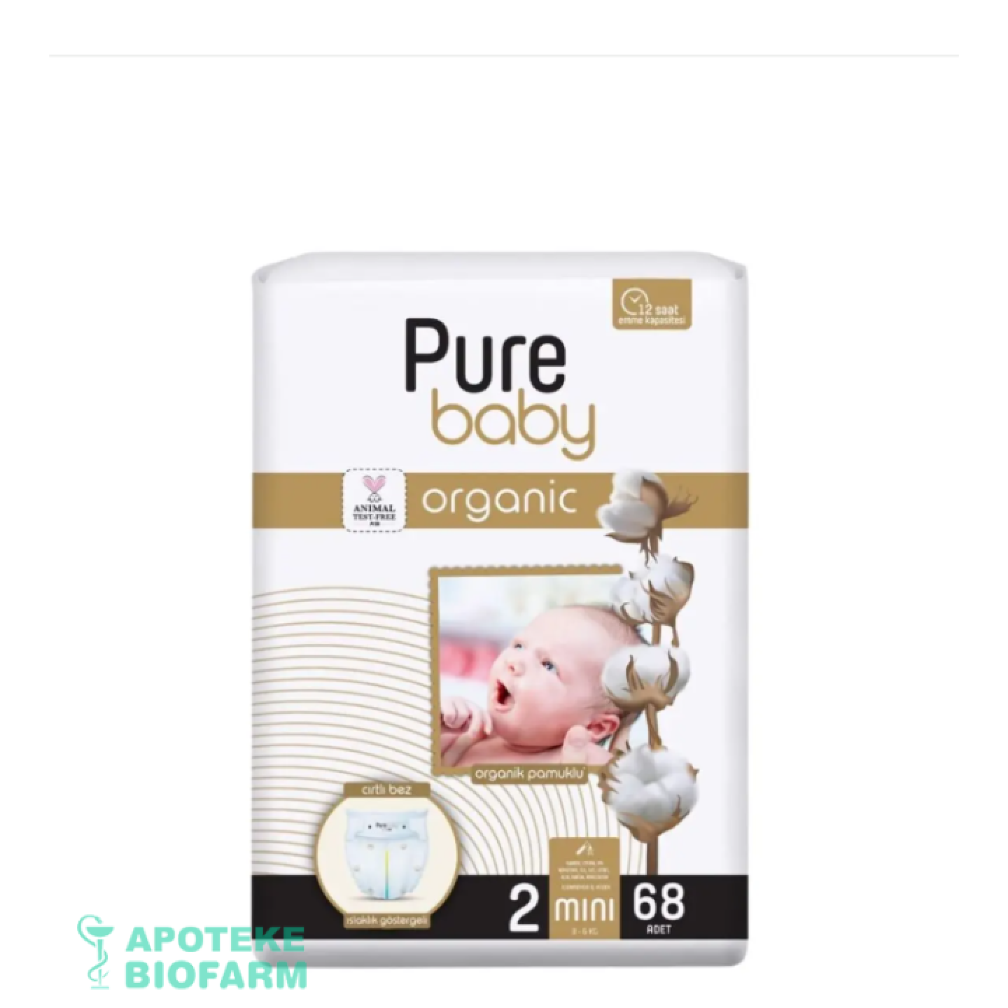 Pure Baby Pelene 2 A68 | BIOFARM Apoteka