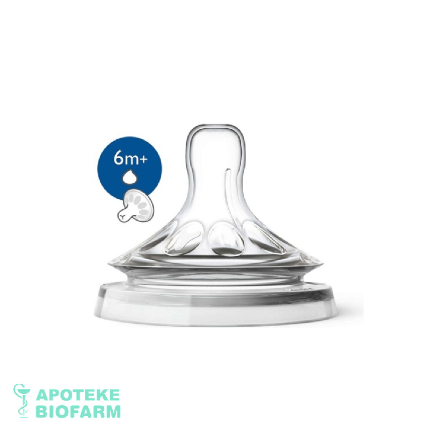 Avent Cucla Natural Dva Otvora Y-Rez 6M+ | BIOFARM Apoteka