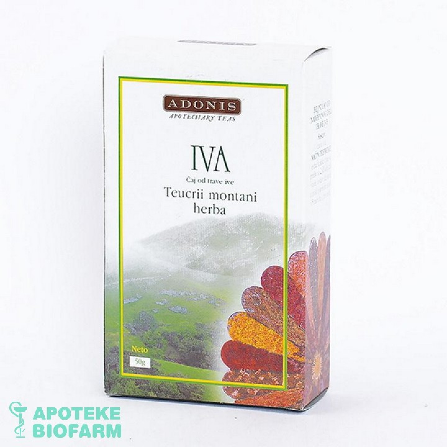 Caj Iva Herba 50G Adonis | BIOFARM Apoteka